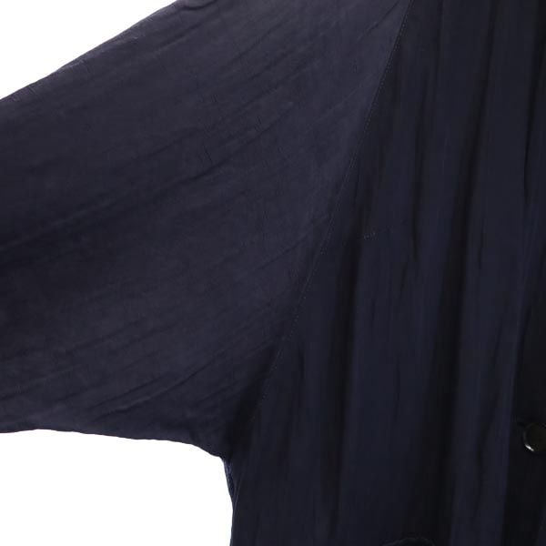 クリスチャンワイナンツ リネンブレンド コットン コート 34 紺 christian wijnants レディース クリスチャンワイナンツ リネンブレンド コットン コート 34 紺