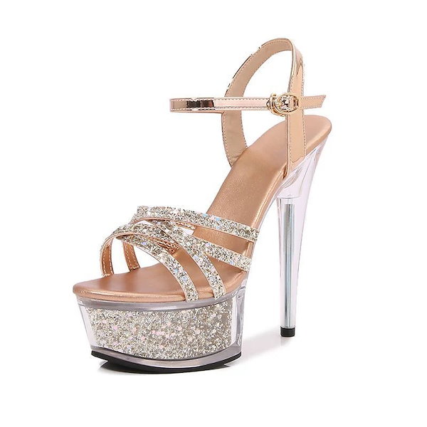 Qoo10] サンダル レディース ハイヒール 15c