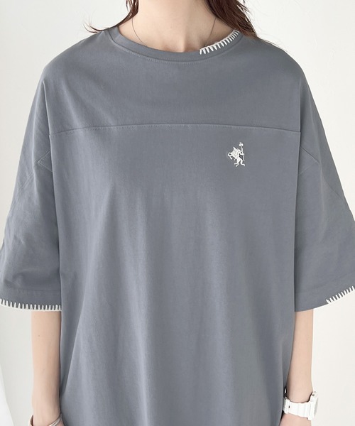 Qoo10 Classical Elf JaVaコラボ ロゴ ロング丈 5分袖