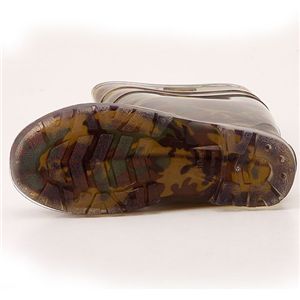 迷彩 レインブーツ 長靴 27 PVC ブーツ レインシューズ レインウェア