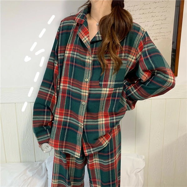 Qoo10] クリスマス風 パジャマ ルームウェア 上