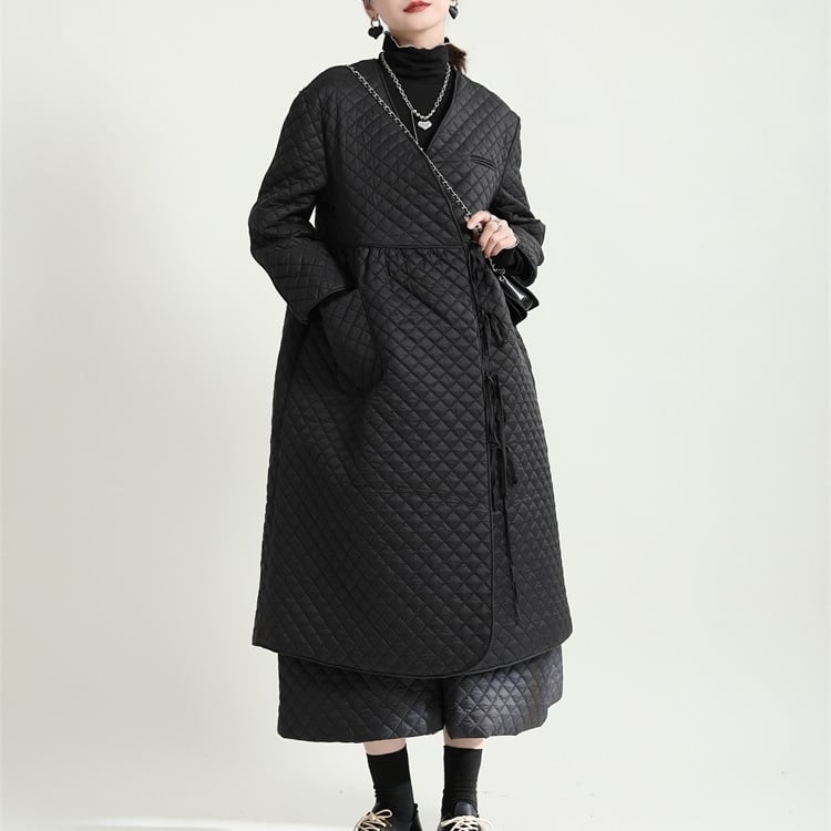 中綿コート レディース アウター ダウンコート ノーカラー