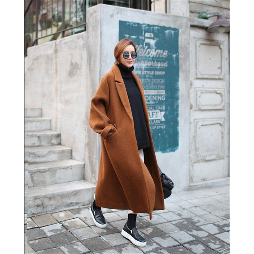 ロングコート レディース ベルト付き 超ロングコート チェスターコート