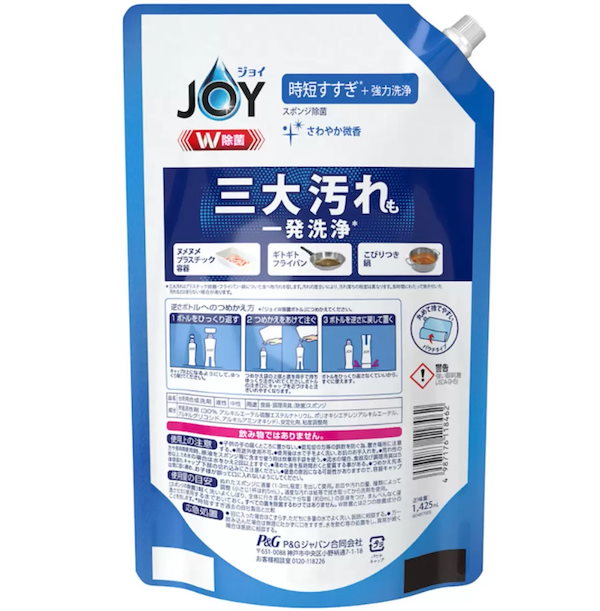 つめかえ用1425 W除菌 ジョイ 詰め替え用 JOY