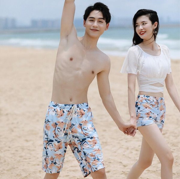 Qoo10] 水着ペア ペアルック カップル水着 レデ