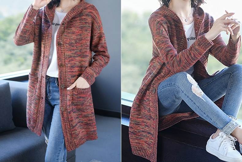 トップス カーディガン ロング ロング丈 袖あり 長袖 萌袖 襟なし