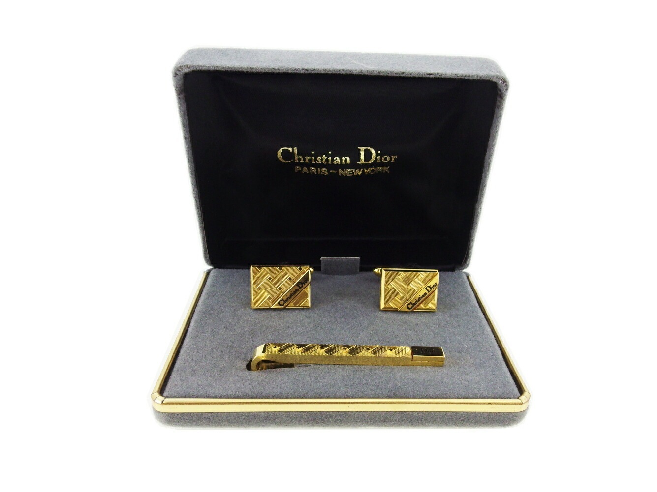 ダンヒル Dunhill カフス 2アイテムセット dマーク ゴールド ブラック