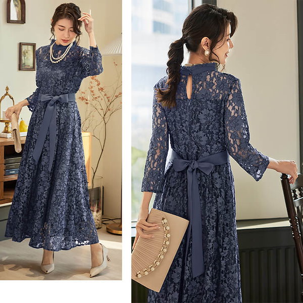 Qoo10] パーティードレス 結婚式 ワンピース 大