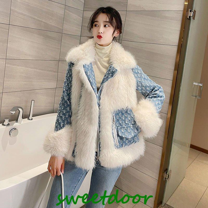 レディースファッション ファーコート フォックスファーコート エコ