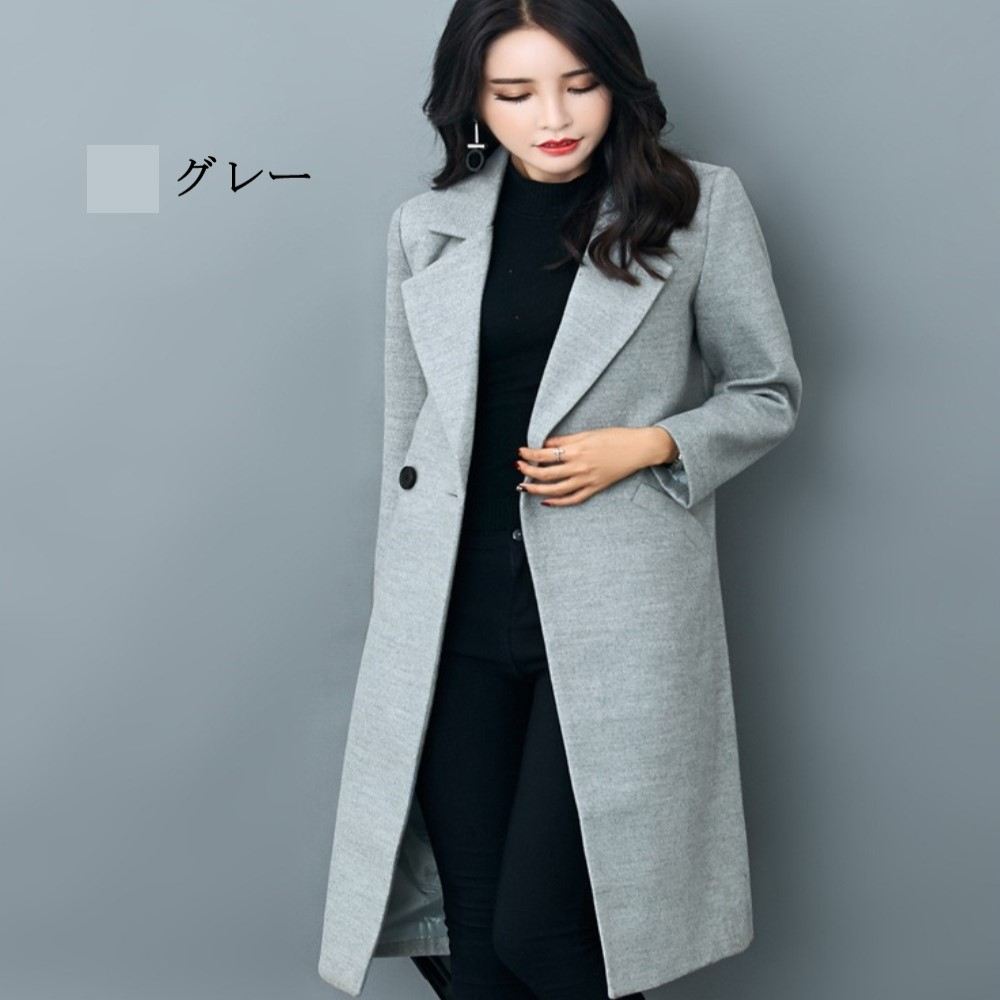 チェスターコート レディース ショート丈コート 40代 50代 ダブル 無地