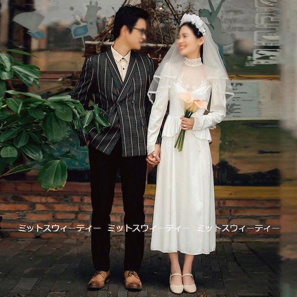 Qoo10] ウエディングドレス 二次会 花嫁 前撮り