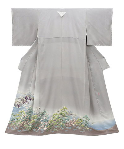 Qoo10] 色留袖 未着用美品 正絹 加賀友禅 宮野