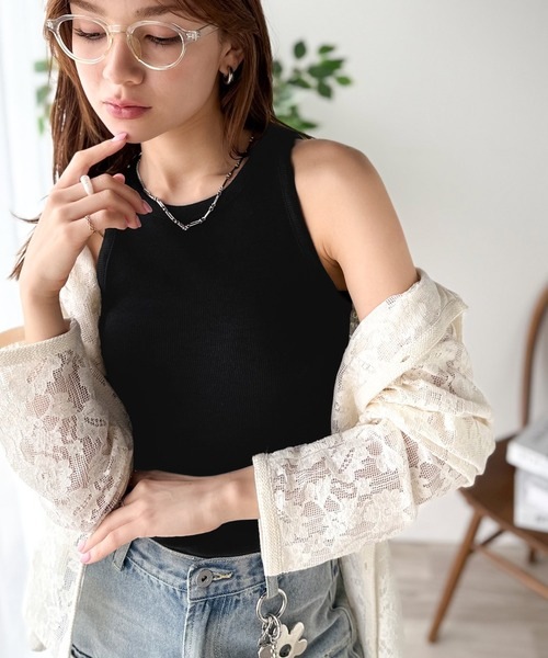 Qoo10 Classical Elf JaVaコラボ 無地 プリント タンクト