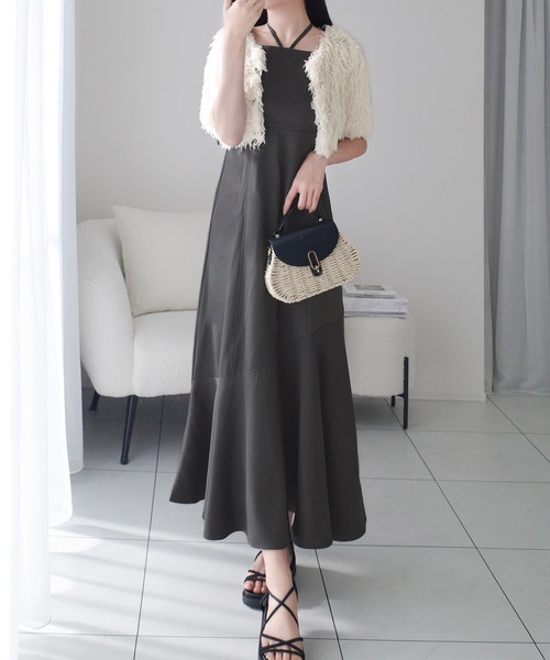 Qoo10 Classical Elf mily bilet 無地 ロング丈 半