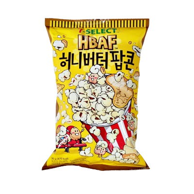[Qoo10] HBAF ハニーバターポップコーン 80g / 韓 : 食品