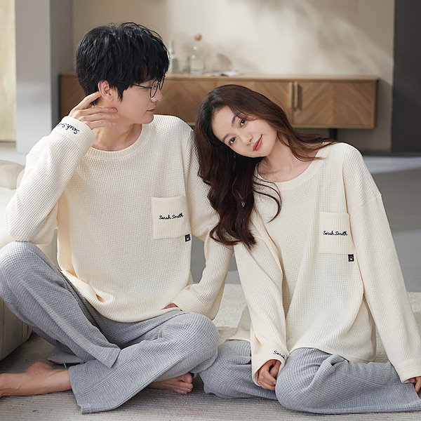 Qoo10] 新品 大人気 カップルパジャマ ペアパジ