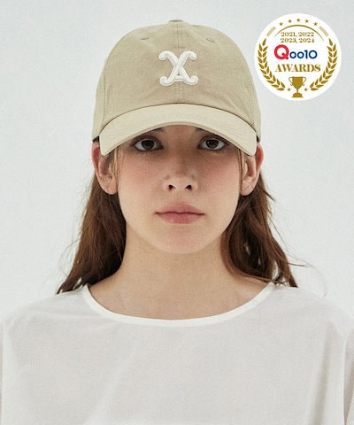 Qoo10 VARZAR VA カーブド ナイロンキャップ ロゴ