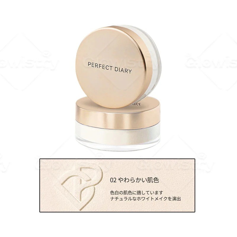 [Qoo10] PERFECT DIARY ルースパウダー フェイスパウダー 防水 : ベースメイク