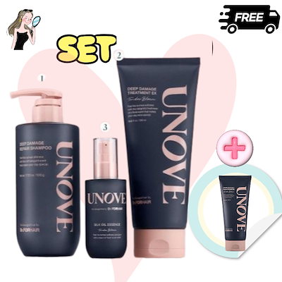 [Qoo10] UNOVE [BEST 3 SET]3種 構成, デ : ヘア