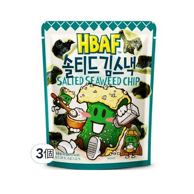 [Qoo10] バフ HBAFソルテッド海苔スナック 40g : 食品