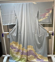 Qoo10] 紬 藤井絞 柄着尺 立巻絞り [tsum : レディース服