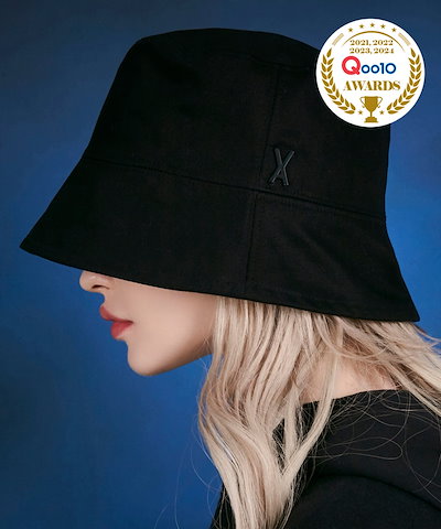 Qoo10 VARZAR Stud バケットハット ロゴ ハット