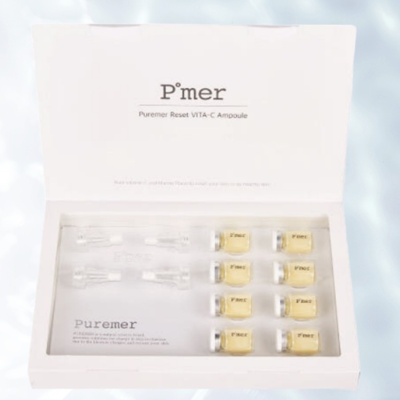 ピュアメルリセットビタCアンプル 5ml X 8ea/ブライトニング/トーンアップ 純粋ビタミンC/グルタチオン/シミ/ビタミンc 美容液/スキンケア/韓国コスメ