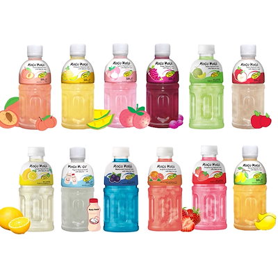 [Qoo10] ロッテ モグモグ 12種 混合 320ml 12 : 飲料