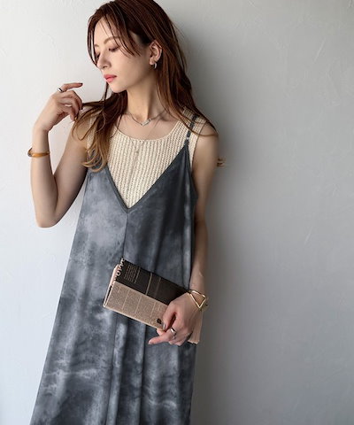 Qoo10 Classical Elf ロング丈 ノースリーブ 2WAY ワンピ